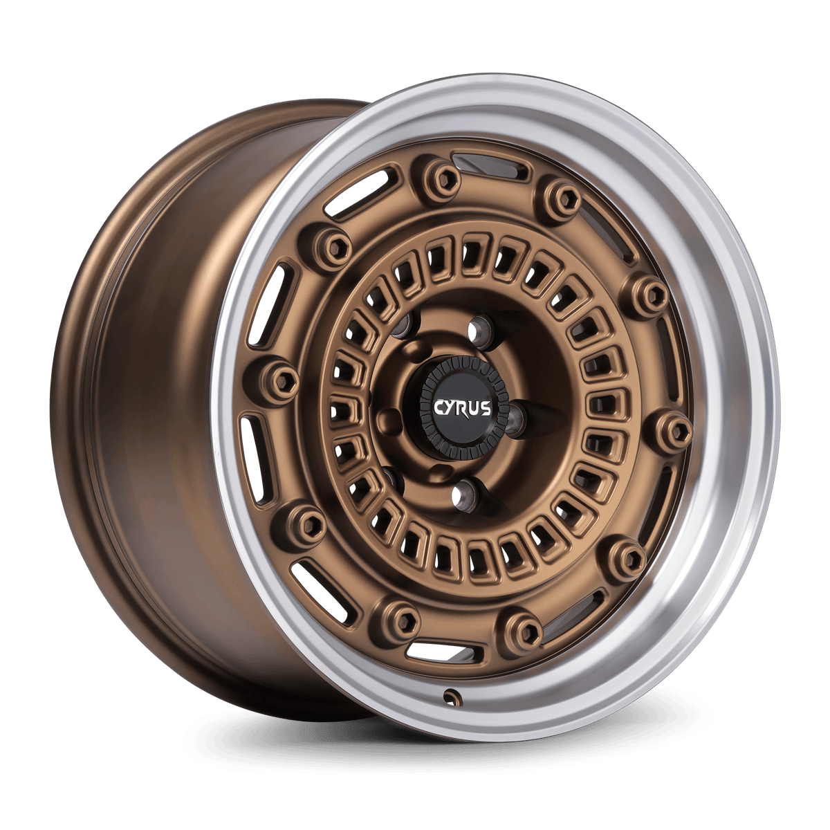 KOPA - MATT BRONZE / LIP SILVER – CYRUS WHEELS